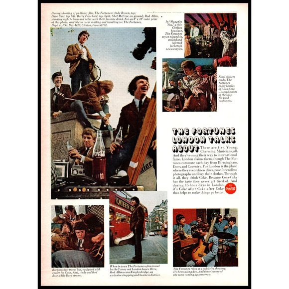 Coca Cola | Art | 967 Coca Cola Coke The Fortunes Vintage Print Ad ...
